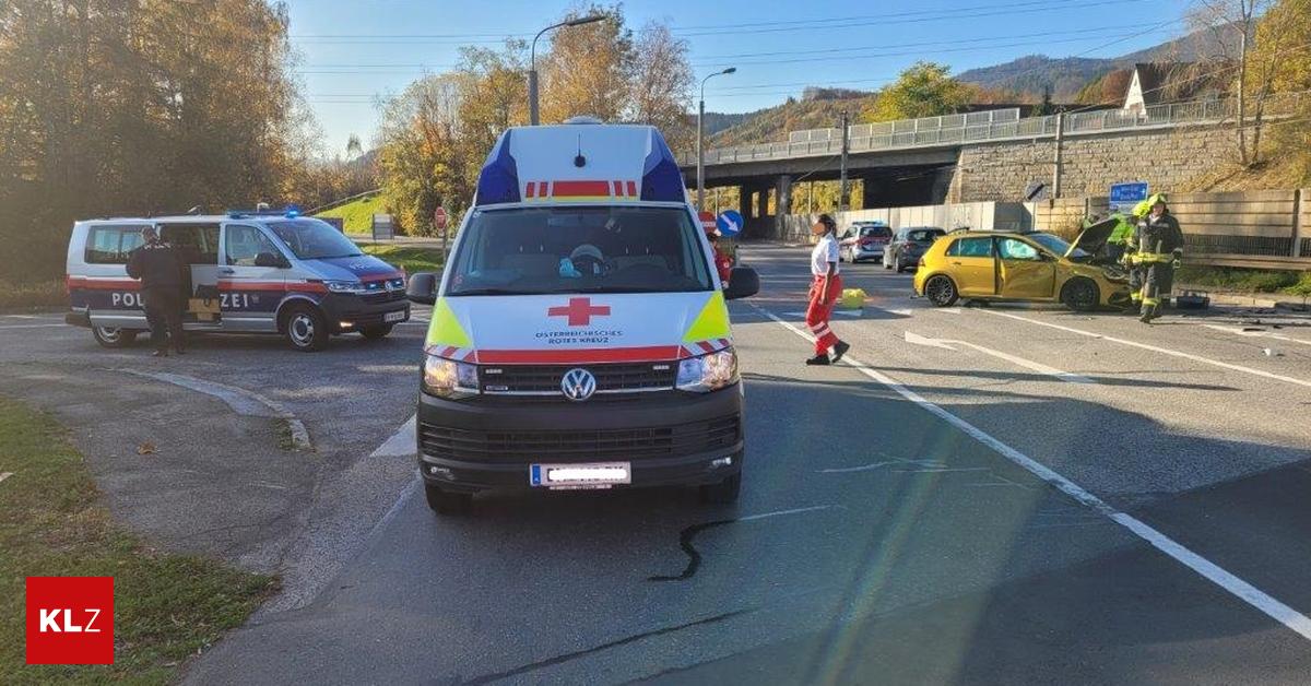 Kapfenberg - B20: Unfall auf Kreuzung: Jugendliche (17) schwer verletzt